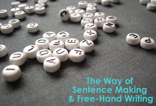 The Ways of Sentence Making & Free-Hand Writing in English (Part-01)