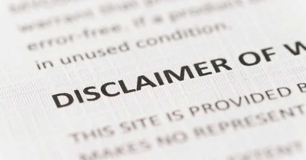 Disclaimer Notice - Artistic English Language Learning